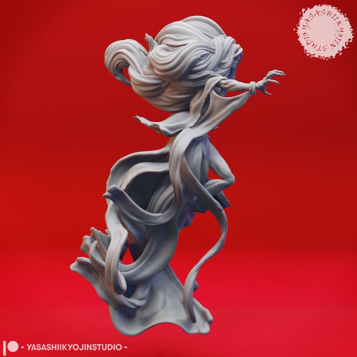 3D Printable Banshee - Tabletop Miniature (Pre-Supported) by YKS Miniatures