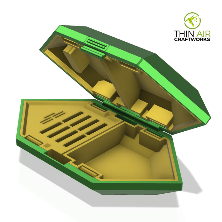 3D Printable Rupee Storage Case by Thin Air 3D