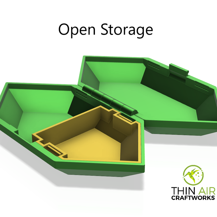 3D Printable Rupee Storage Case by Thin Air 3D