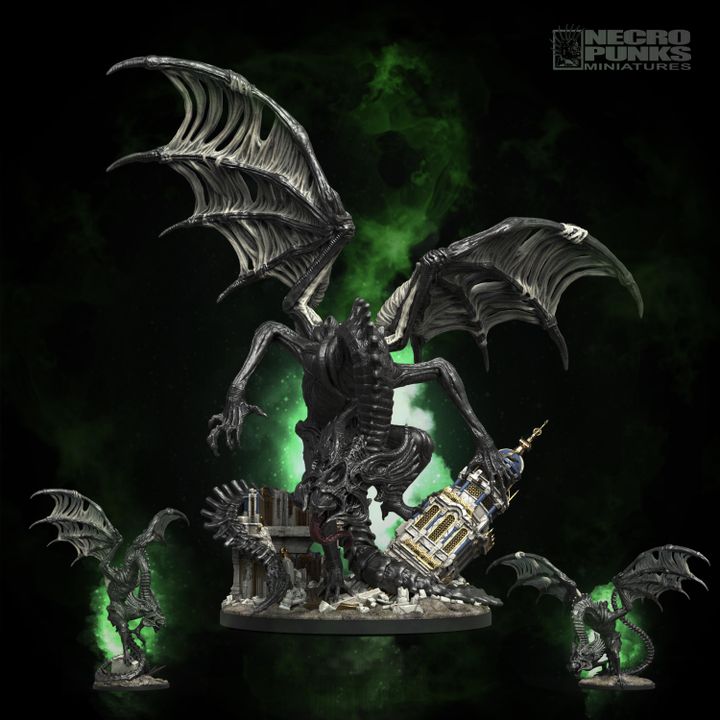 3D Printable COMMERCIAL LICENSE - BUNDLE#18 - Xenomorph Dragon by ...