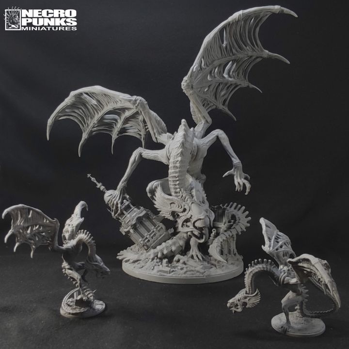 3D Printable COMMERCIAL LICENSE - BUNDLE#18 - Xenomorph Dragon by ...