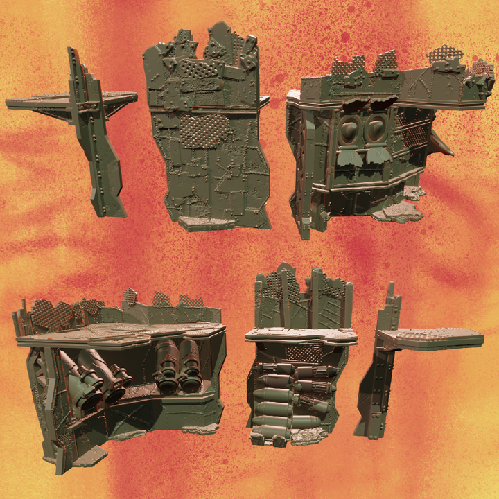 3D Printable Orc Rocket Factory by EonsOfBattle