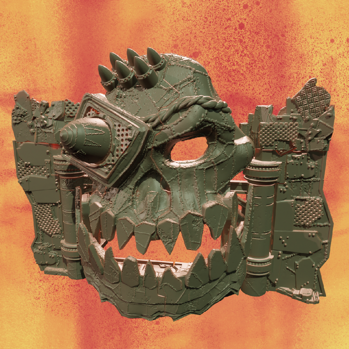 3D Printable Orc Rocket Factory by EonsOfBattle