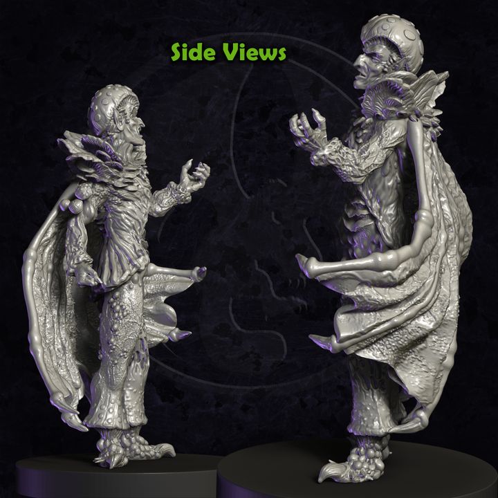 3D Printable DRACULA AD – Post-apocalypse Fungal Vampire Lord by Dark ...