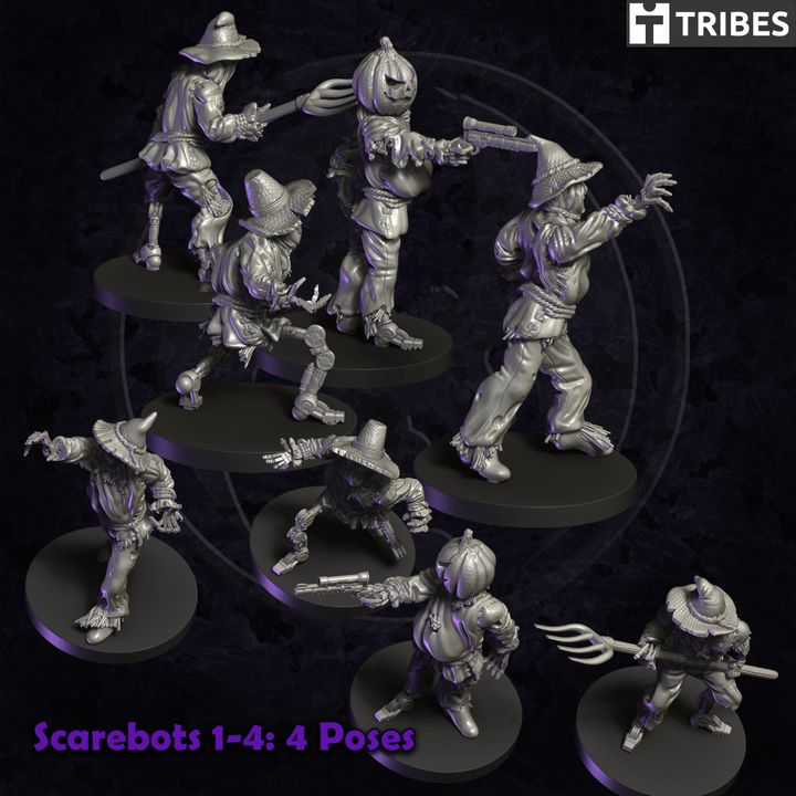 3D Printable SCARECROW-BOTS: Robot Scarecrows (Perfectly Safe) by Dark ...