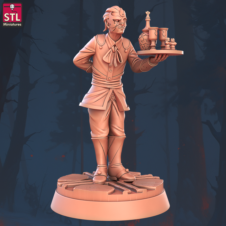 3D Printable Masquerade Vetenian Carnival Set by STL Miniatures