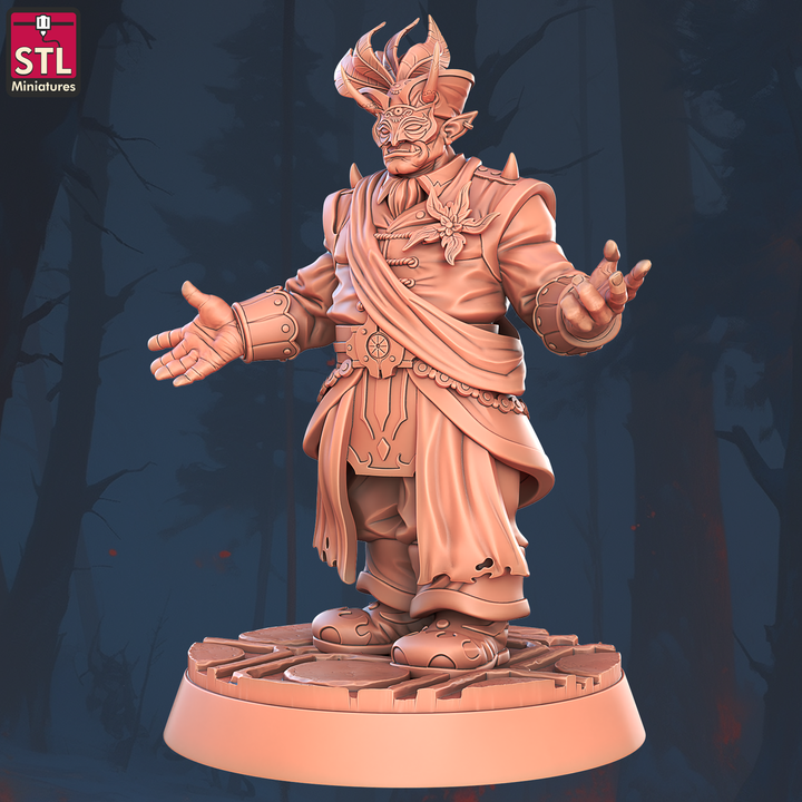 3D Printable Masquerade Vetenian Carnival Set by STL Miniatures
