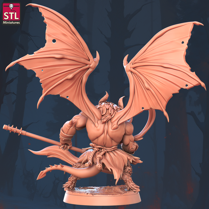 3D Printable Terror Wings by STL Miniatures