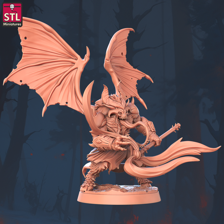 3D Printable Terror Wings by STL Miniatures