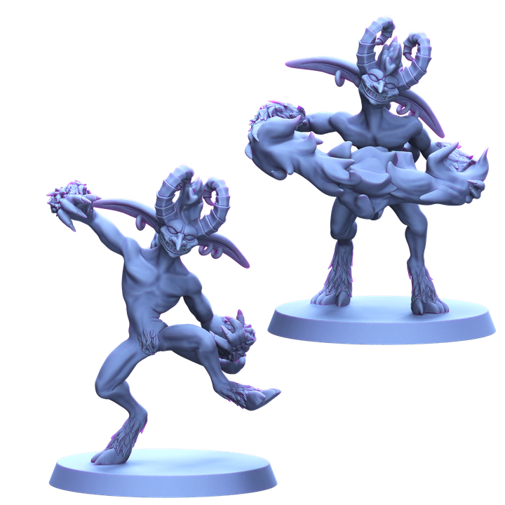 3D Printable Pack of 2 imps by Imp3dsion