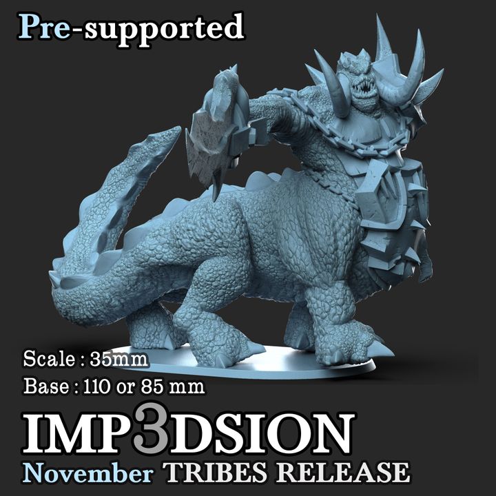 3D Printable Demon boss (in two scales) by Imp3dsion