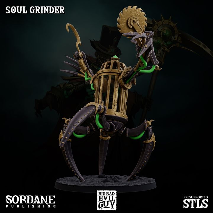 3D Printable Soul Grinder by Big Bad Evil Guy