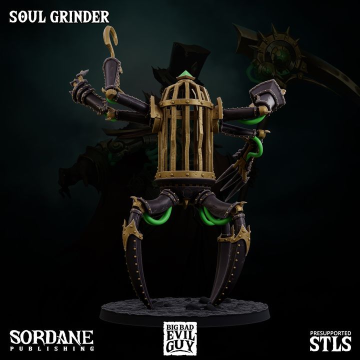 3D Printable Soul Grinder by Big Bad Evil Guy