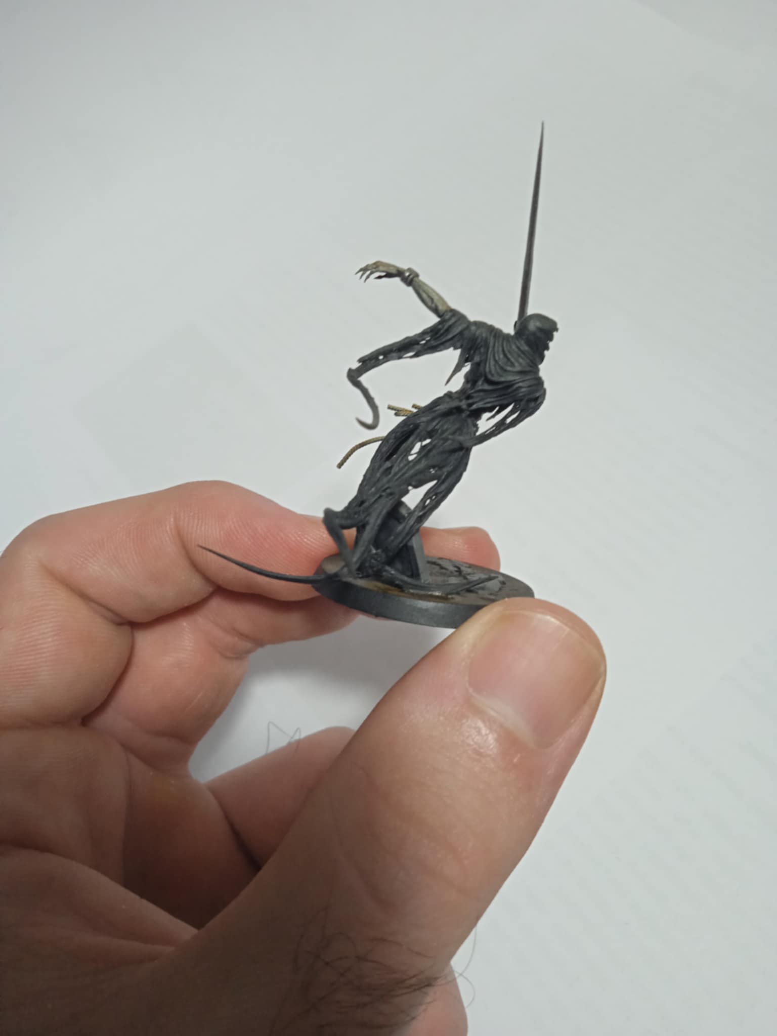 3D Printable Free Sample - Death Ghost Charge by Rescale Miniatures