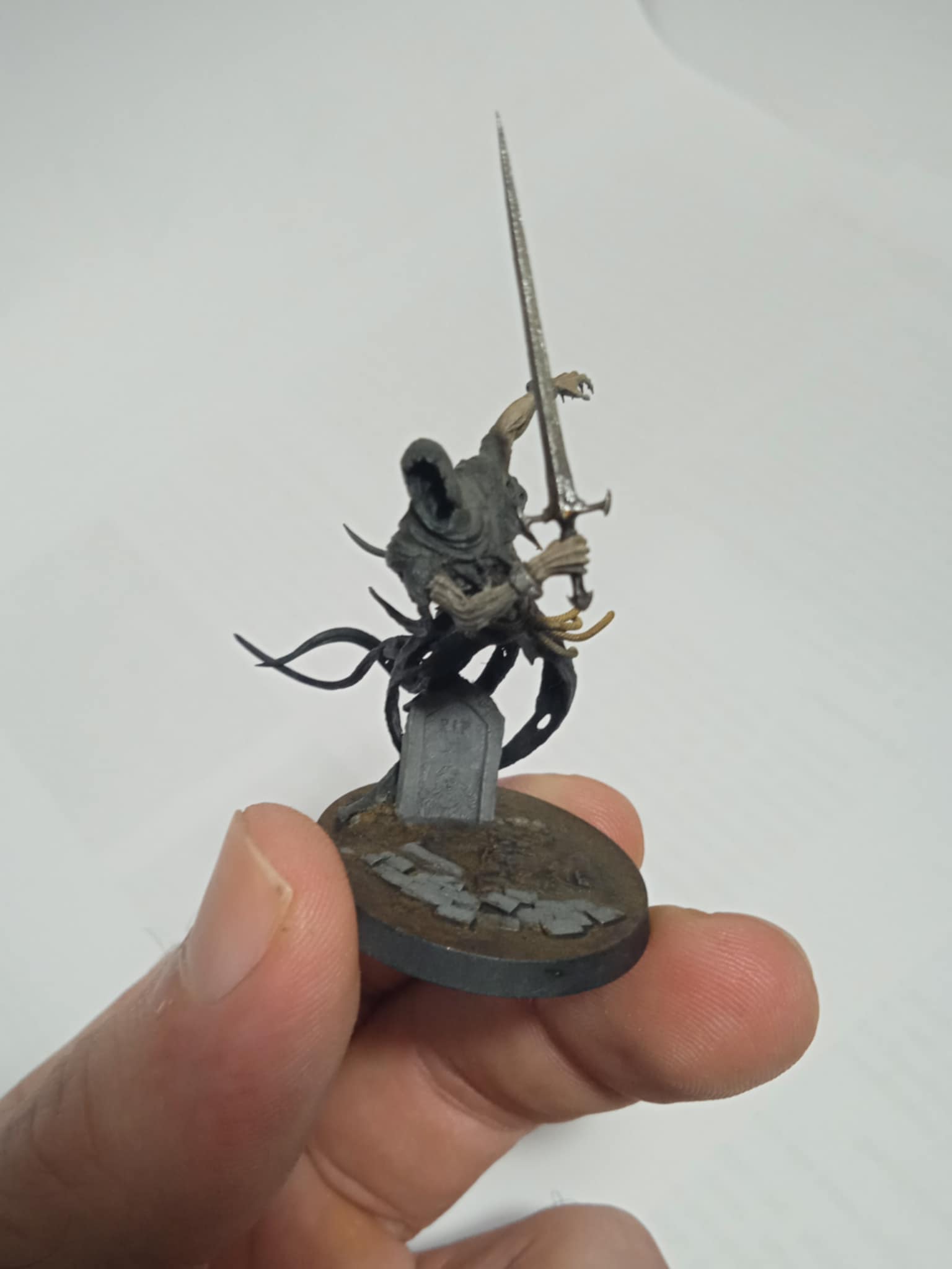 3D Printable Free Sample - Death Ghost Charge by Rescale Miniatures