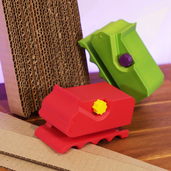 3D Printable Kitty Cutter - Cardboard Cutter for Cat Scratchers by ...