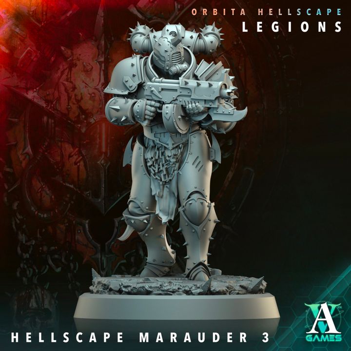 3D Printable Orbita Hellscape - Legions - Bundle by Archvillain Games