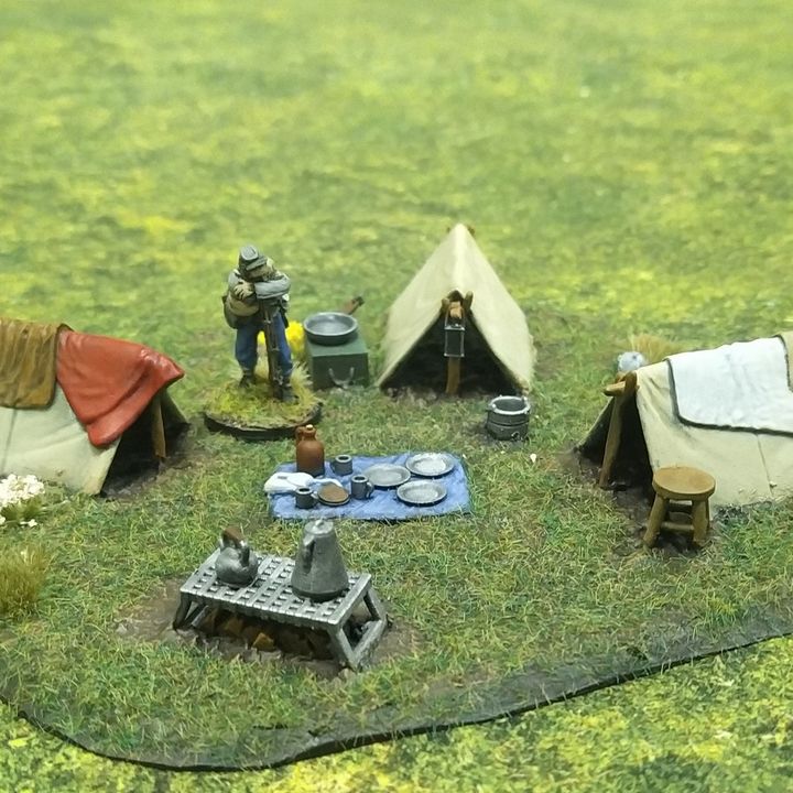 3D Print of 19TH CENTURY MILITARY CAMP ACCESSORIES by VESNA