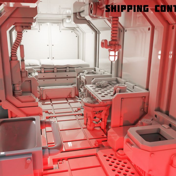 3D Printable Ultimate Container SCATTER Kit by Print Minis