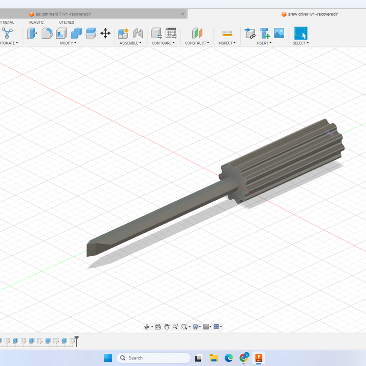 3D Printable screwdriver_A_B by Christian Reynoso