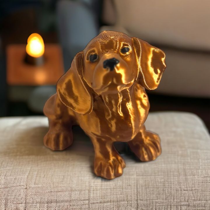 3D Printable Teckel dog Baby by anthony