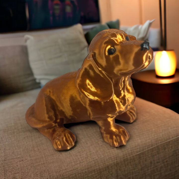 3D Printable Teckel dog Baby by anthony