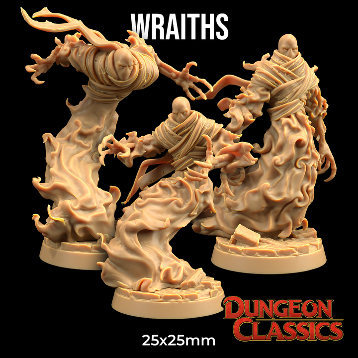 3D Printable Wraiths | PRESUPPORTED | Dungeon Classics by Dungeon Classics