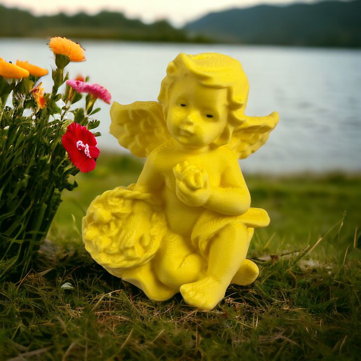 3D Printable Angel Basket by anthony