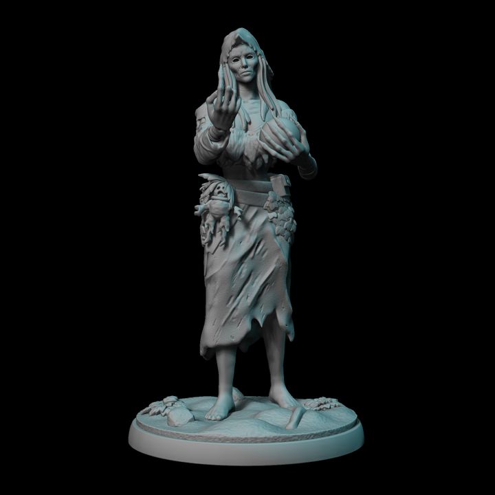 3D Printable Green Hag by Studio Fantasms
