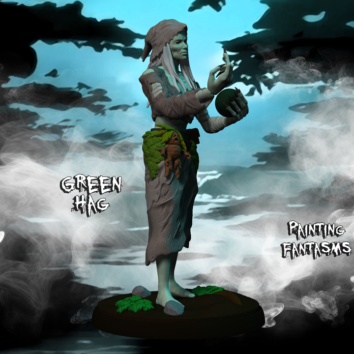 3D Printable Green Hag by Studio Fantasms