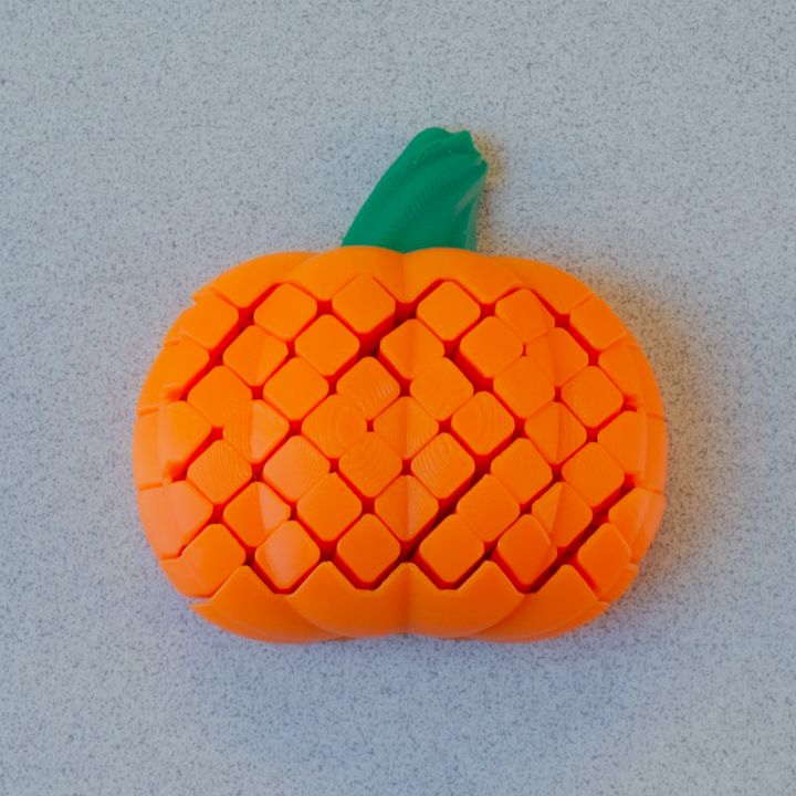 3D Printable Fidget Pumpkin by Bearded Printer