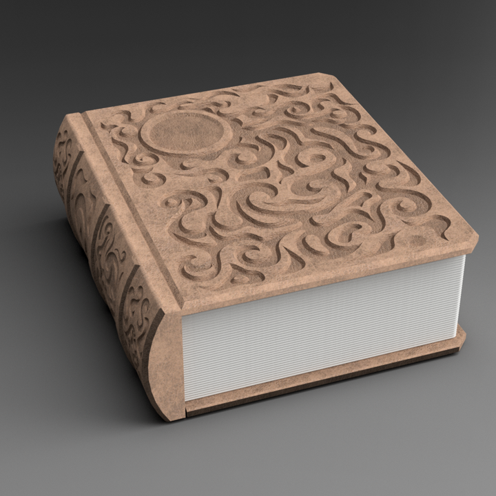 3D Printable Dungeon Master Tome - RPG Organization by Bearded Printer