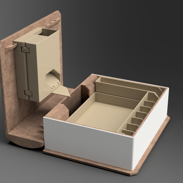 3D Printable Dungeon Master Tome - RPG Organization by Bearded Printer