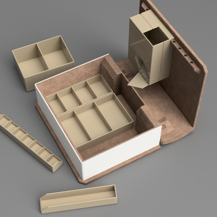 3D Printable Dungeon Master Tome - RPG Organization by Bearded Printer