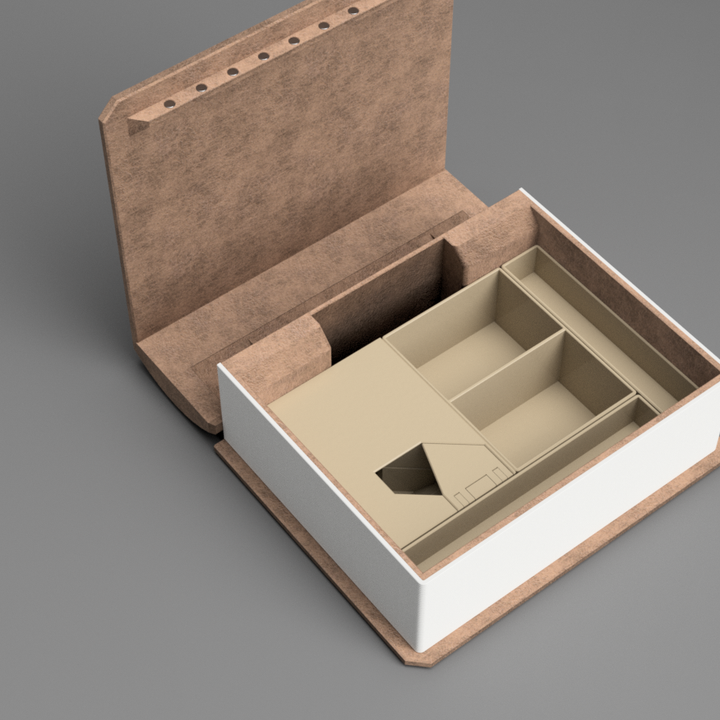 3D Printable Dungeon Master Tome - RPG Organization by Bearded Printer