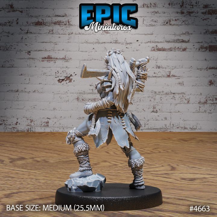 3D Printable Orc Lady Adventurer / Green Skin Lord / Female Humanoid ...