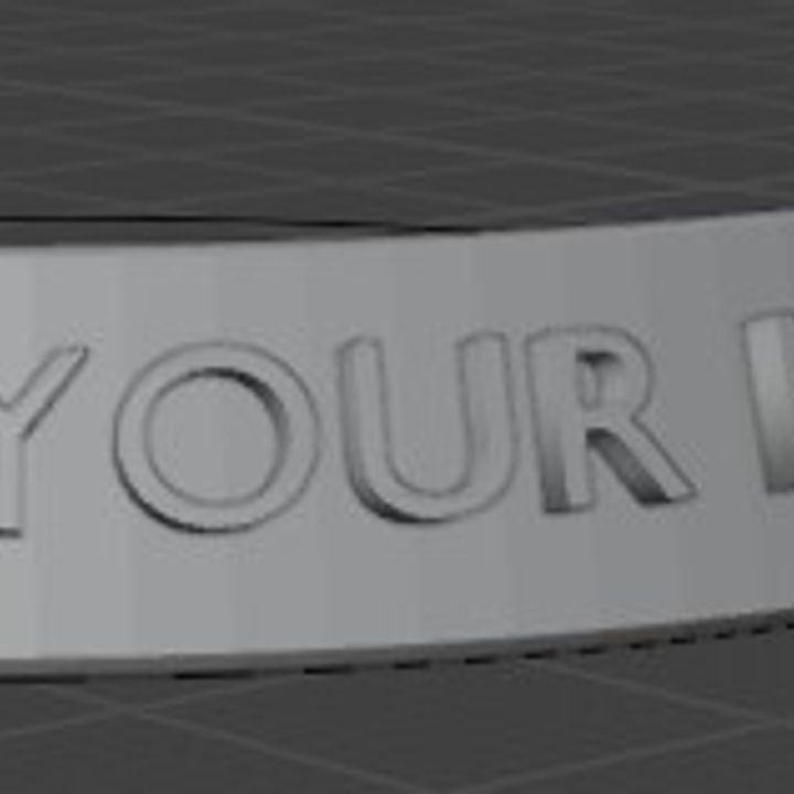 3D Printable Beasts Fantasy Name Plate Builder by Tagmybase.com
