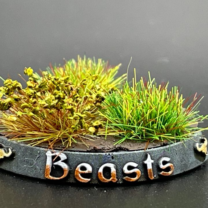 3D Printable Beasts Fantasy Name Plate Builder by Tagmybase.com