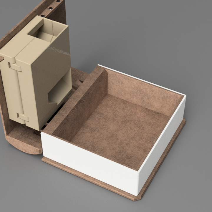 3D Printable Smaller Tome for RPG by Bearded Printer