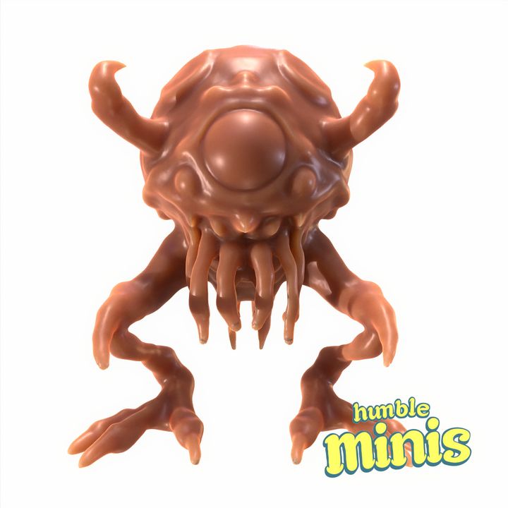 3D Printable Spooky Cave Monster by Humble Minis