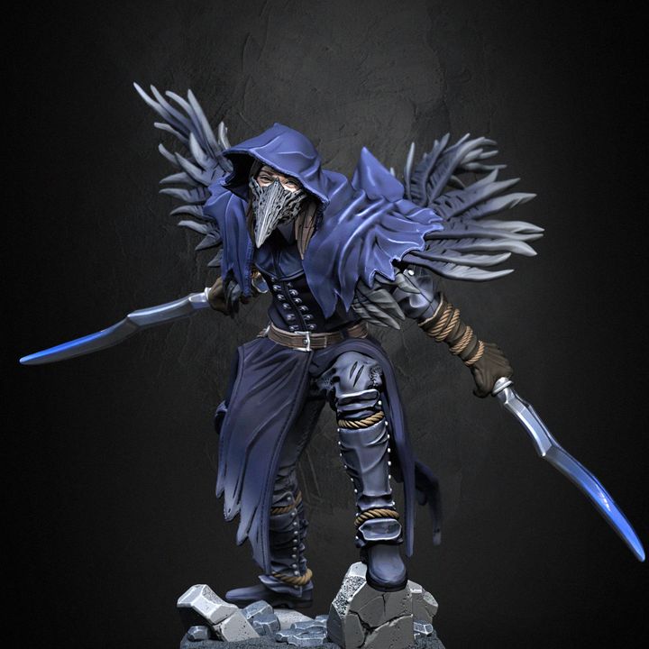 3D Printable LawII (Crow Set) by Dragun Studios