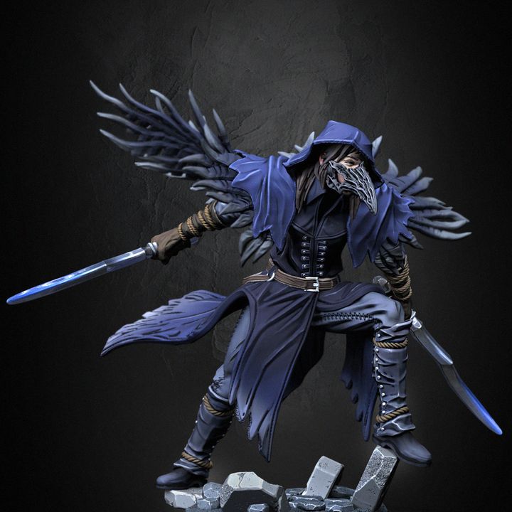 3D Printable LawII (Crow Set) by Dragun Studios