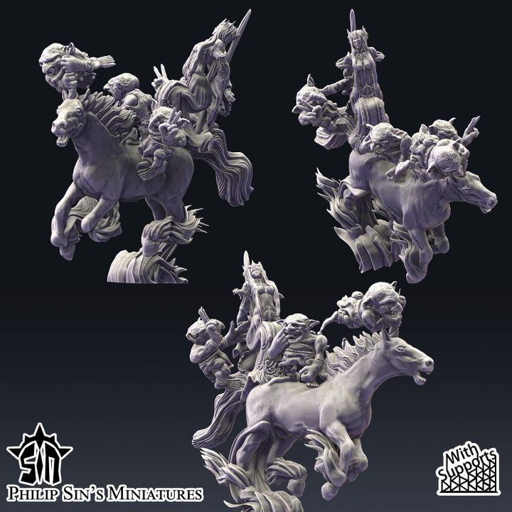 3D Printable Goblin Pump Wagon by Sin's Miniatures