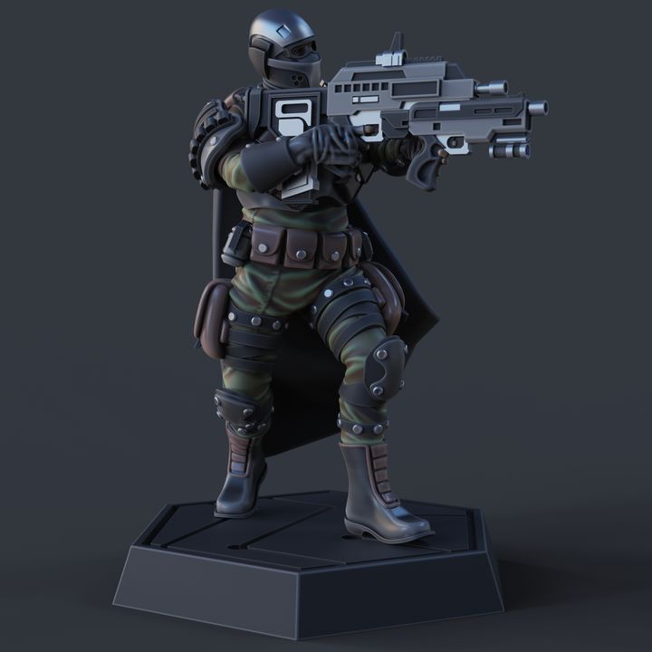 3D Printable Wardivers - Recon Squad by Dungeons and Dreadnoughts