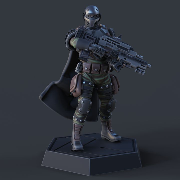 3D Printable Wardivers - Recon Squad by Dungeons and Dreadnoughts