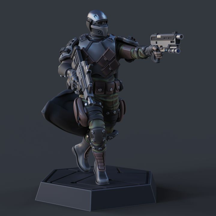 3D Printable Wardivers - Recon Squad by Dungeons and Dreadnoughts