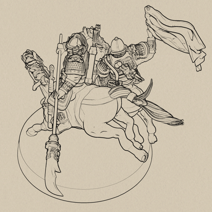 3D Printable Finch and Dragon - Sun Chuanting & Sun Shifang by Noir ...