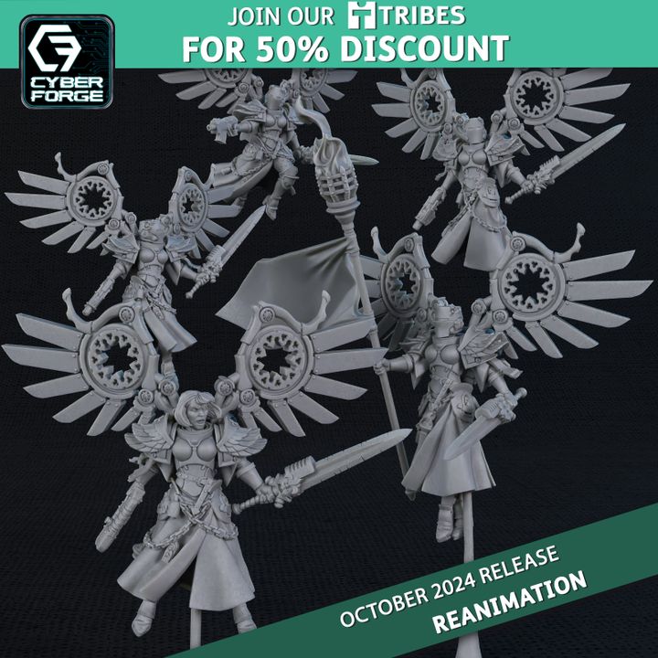 3D Printable Cyber Forge - October 2024 Release by Titan Forge Miniatures