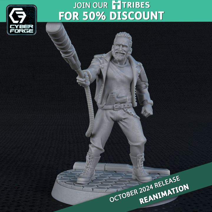 3D Printable Cyber Forge - October 2024 Release by Titan Forge Miniatures