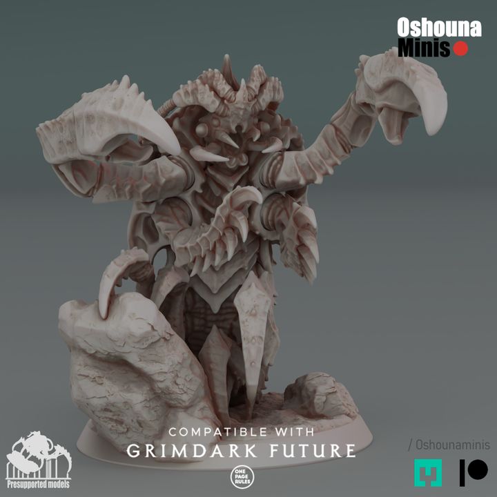 3D Printable Deep Hive - Deep Sea Lord 2.0 by Oshounaminis